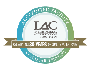 Vascular Testing Gold Milestone Logo - IAC